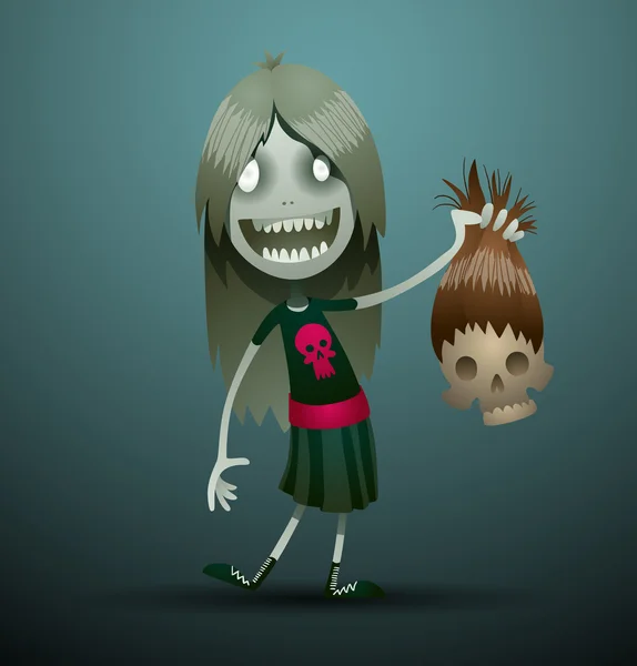 Cute evil girl Vector Art Stock Images | Depositphotos