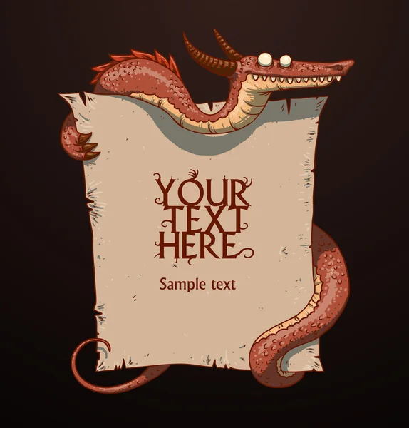 Dragon banner Vector Art Stock Images | Depositphotos