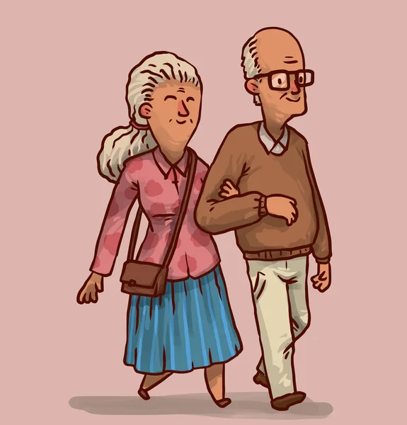 Old couple cartoon Vector Art Stock Images | Depositphotos