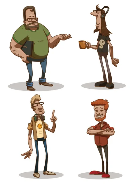 ᐈ Computer geek cartoon stock images, Royalty Free computer geek ...