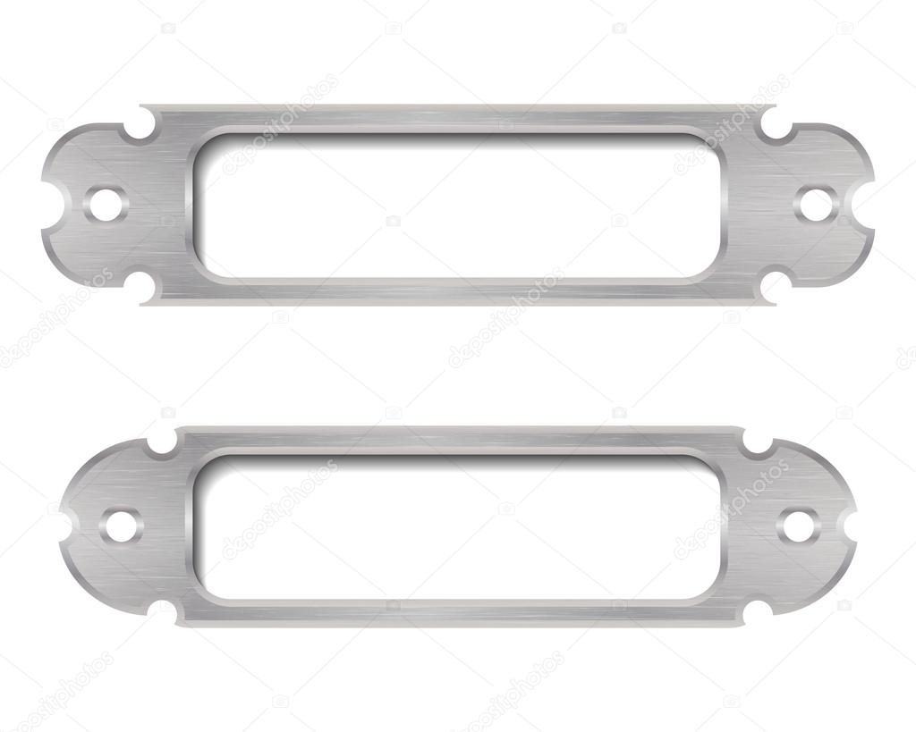 Scratched frames from metal Stock Vector Image by ©BeatWalk #113936116