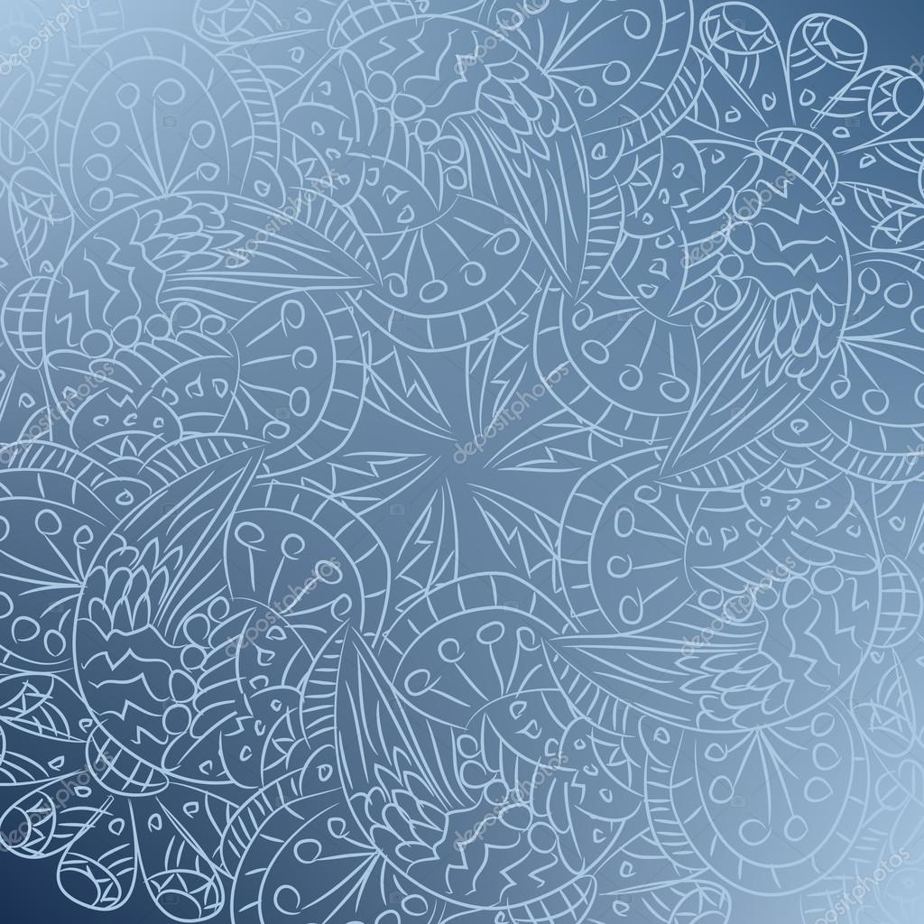 Lace pattern in blue colors Stock Vector Image by ©BeatWalk #53312319