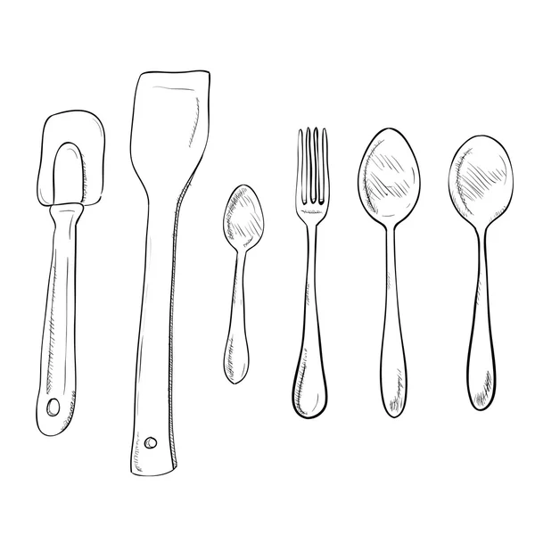 Silverware Drawing