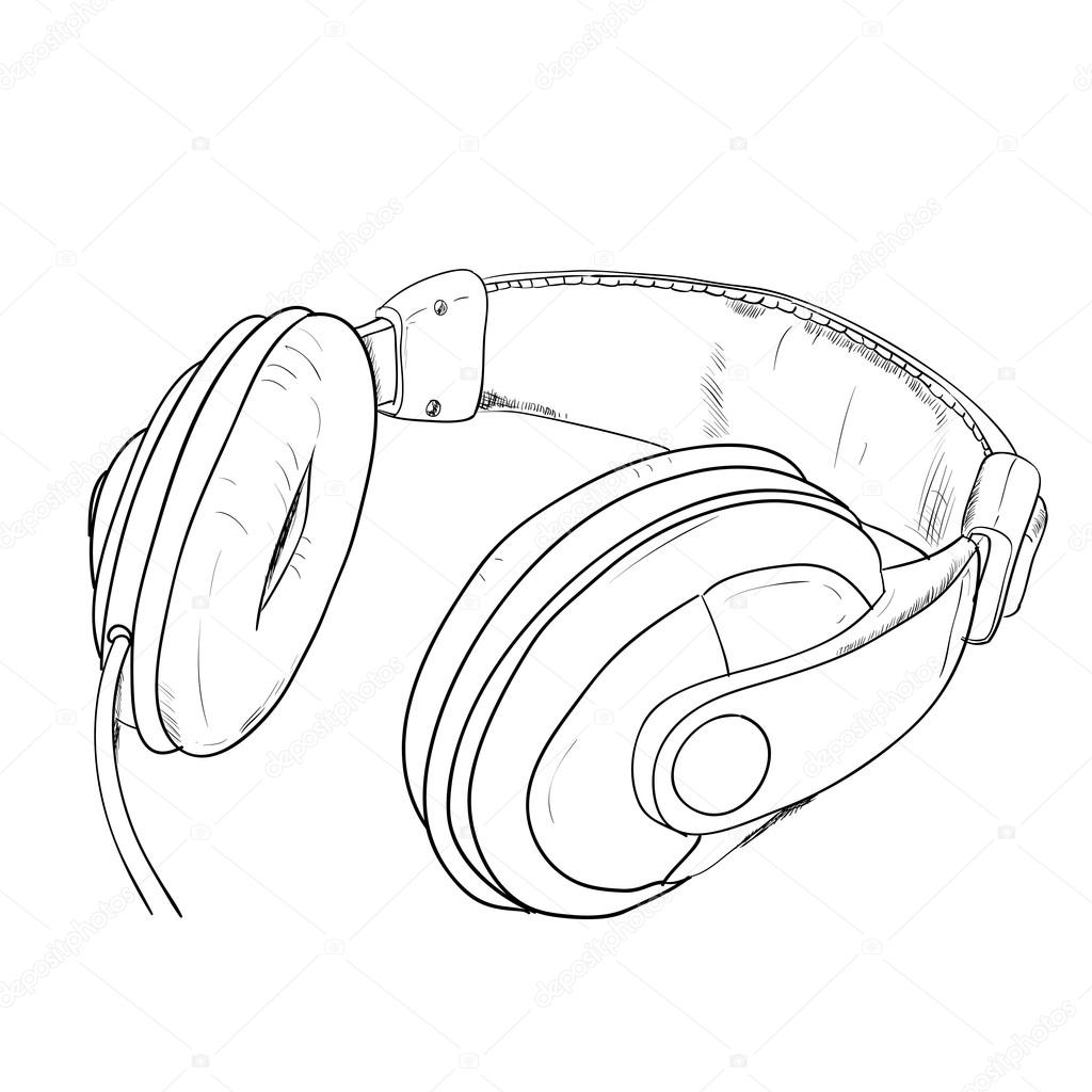 Hand drawn headphones — Stock Vector © BeatWalk #77086957 Hand drawn headphones — Stock Vector © BeatWalk #77086957
