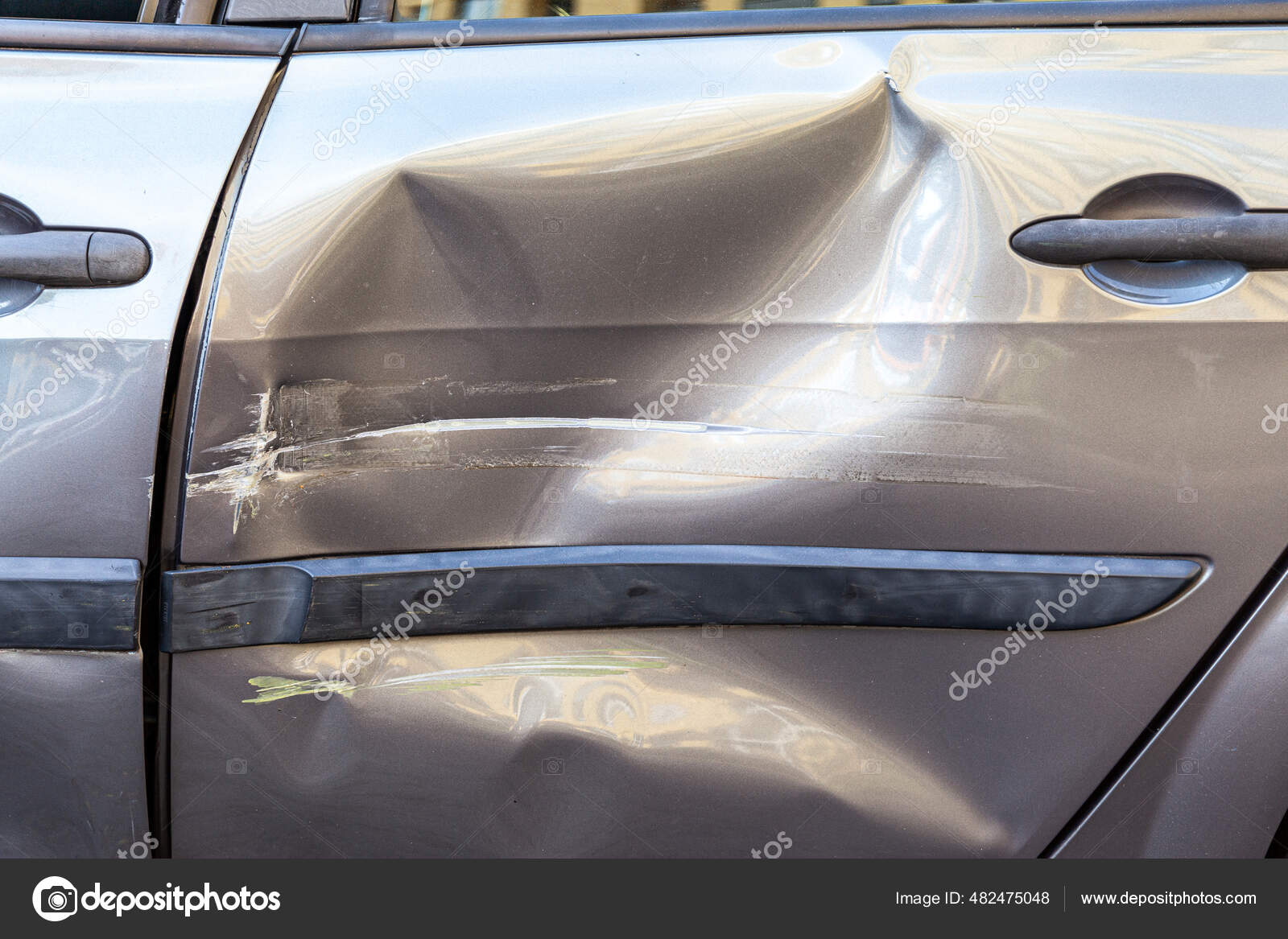 Dented Car Door