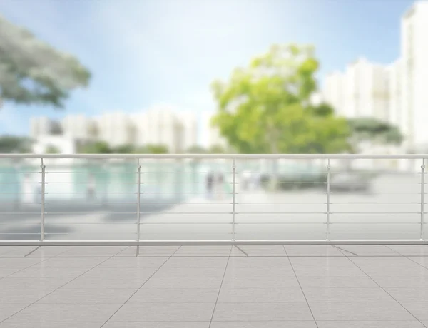 Balcony And Terrace Of Blur Exterior Background - Stock Image - Everypixel