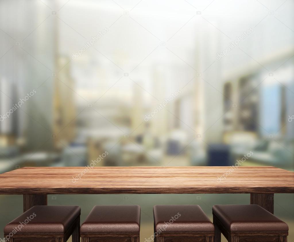 Table Top And Blur Office Background — Stock Photo © nuttapoldpspt ...
