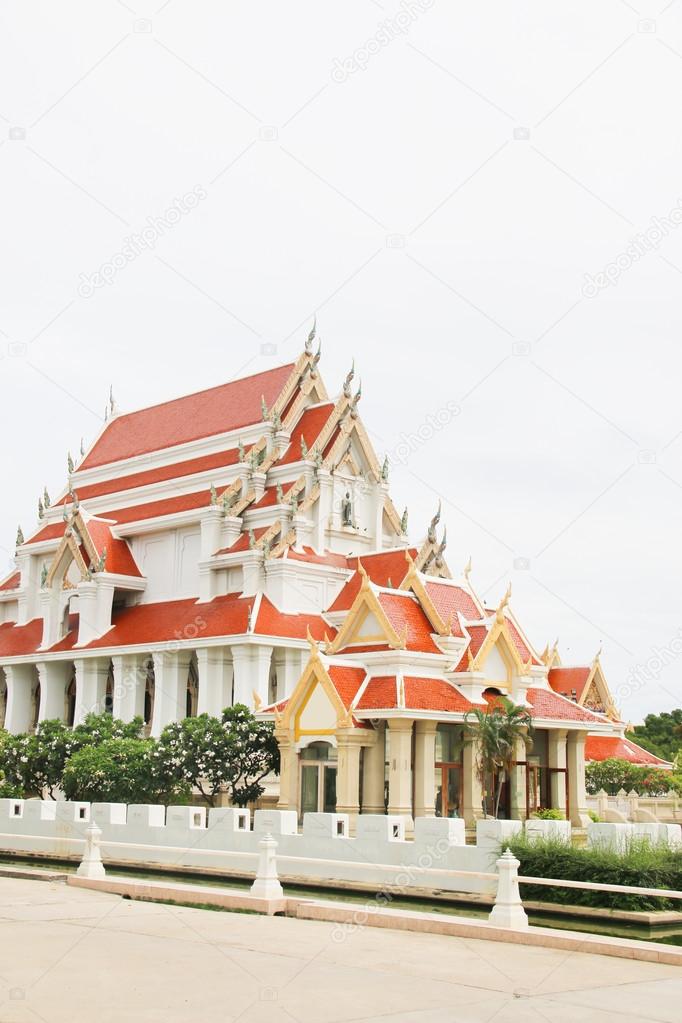 Temple overview with white sky vertical — Stock Photo © Bundit222 #97494476