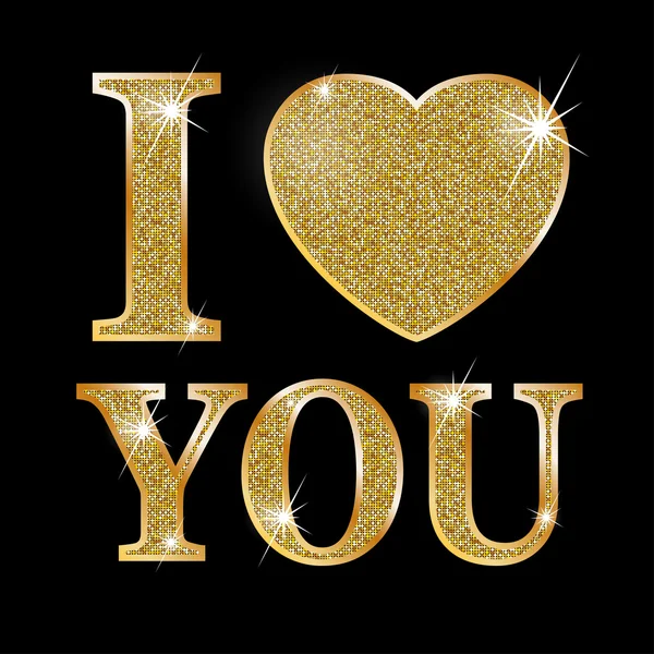 LOVE, gold letters Stock Vector by ©Ferdiperdozniy 75275685