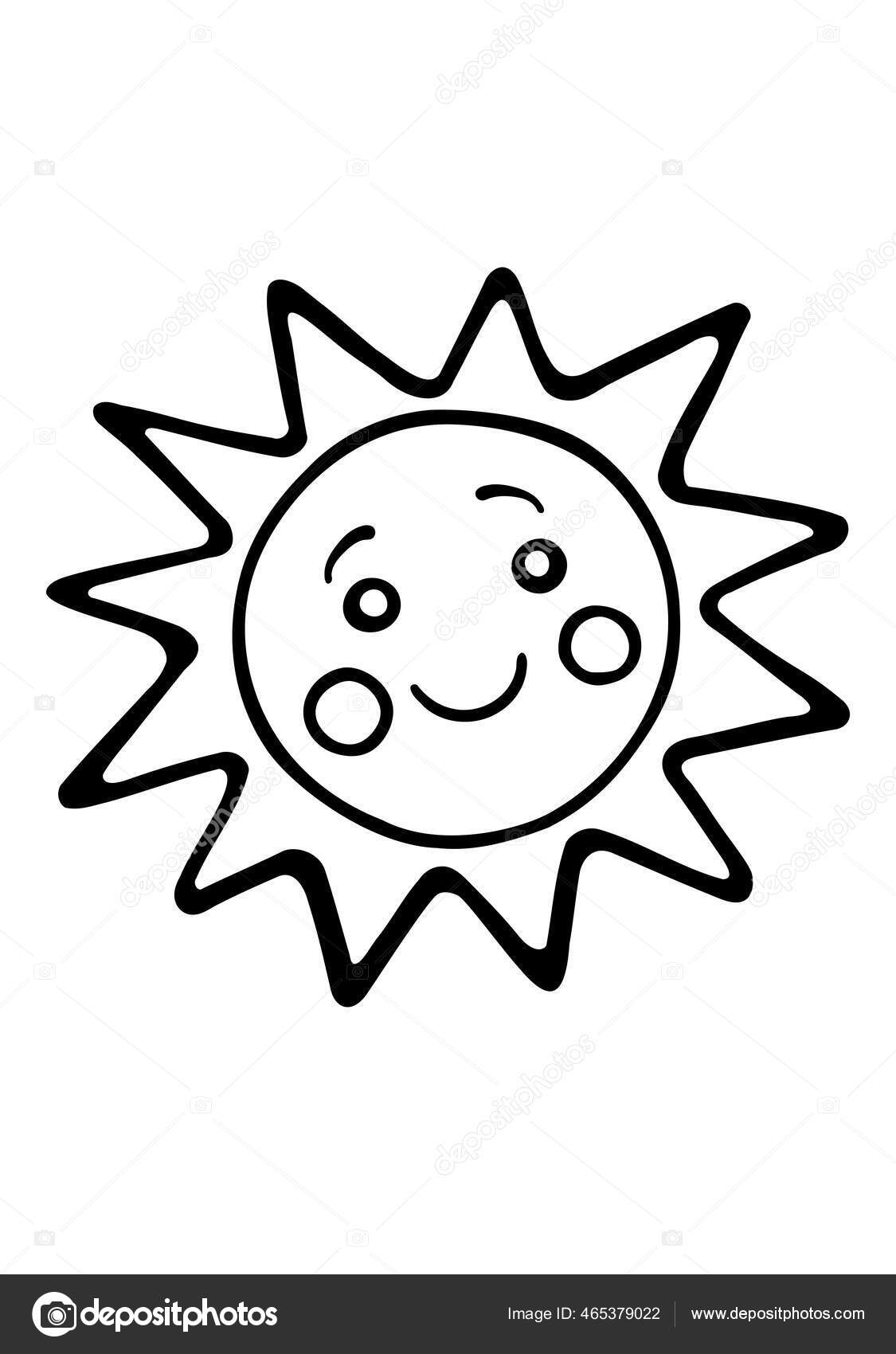 Dibujo De Rayos De Sol En Blanco Y Negro Silueta De Sol Sobre Fondo