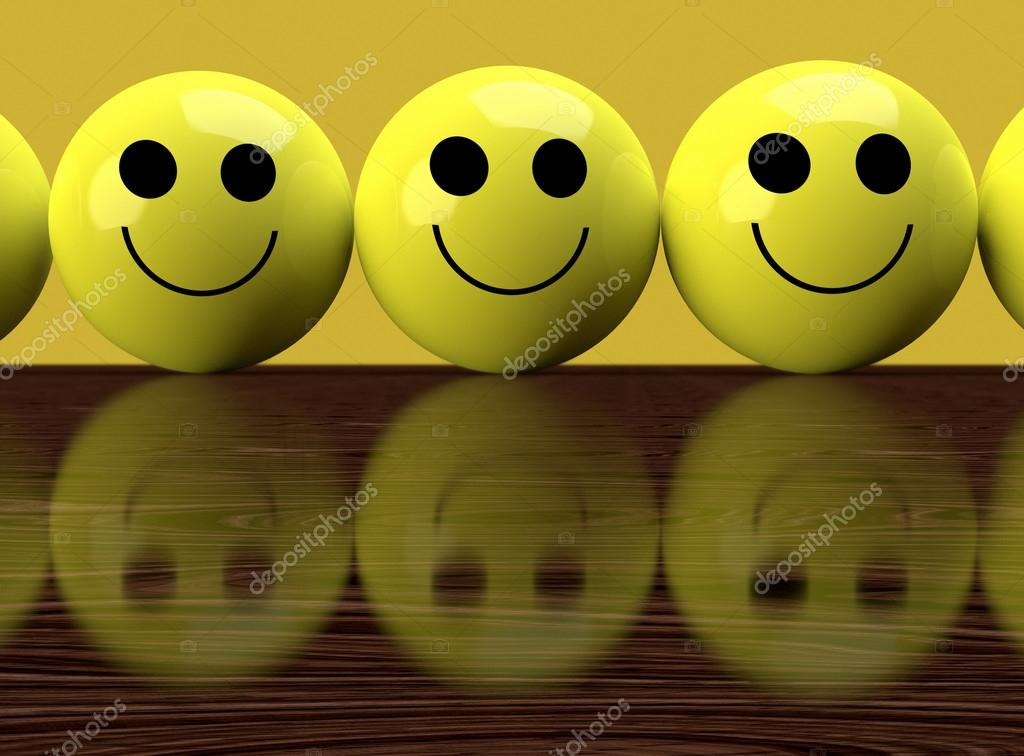 Happy emoticons — Stock Photo © tifonimages #73060033