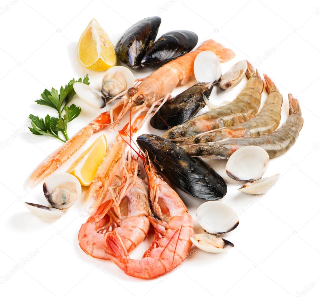 Marisco crudo diferente — Foto de stock #124158588 © Denira