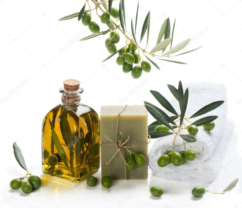 Natural Spa Treatment with olives and olive oil Stock Photo by ©Denira ...