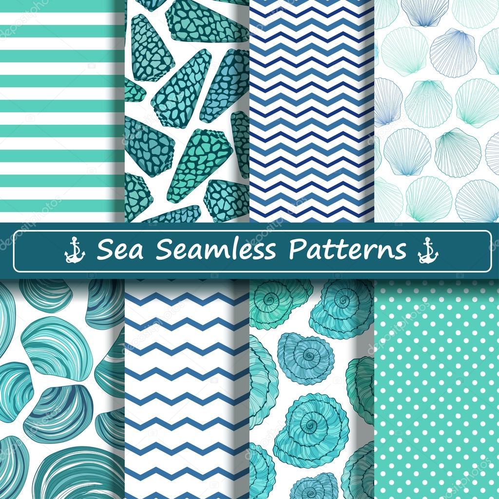 Under The Sea Seamless Patterns