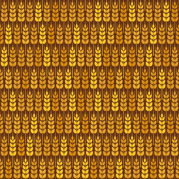 Golden diagonal wheat seamless pattern — Stock Vector © natbasil #153173448