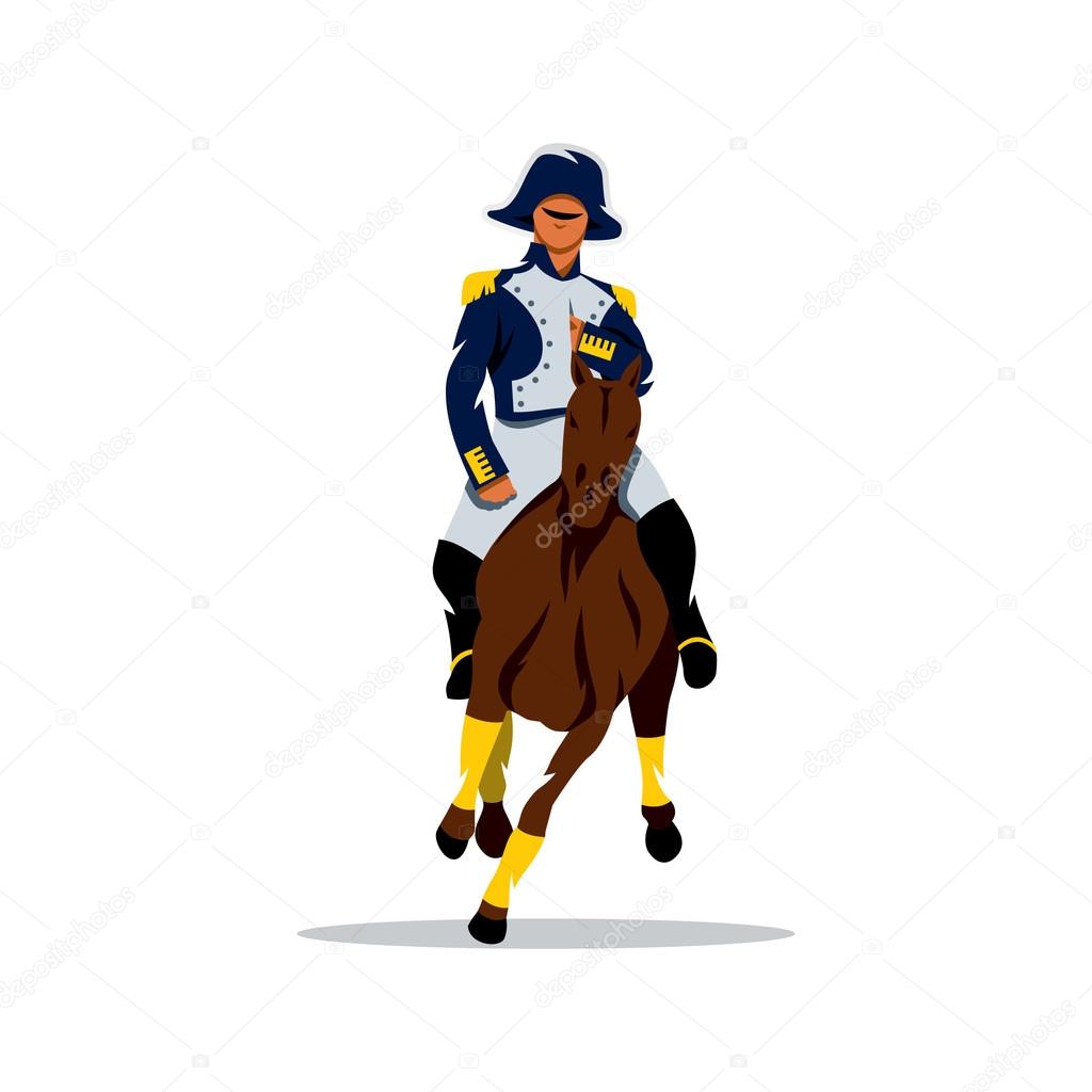 Vector French cavalry Cartoon Illustration. Stock Vector Image by ...