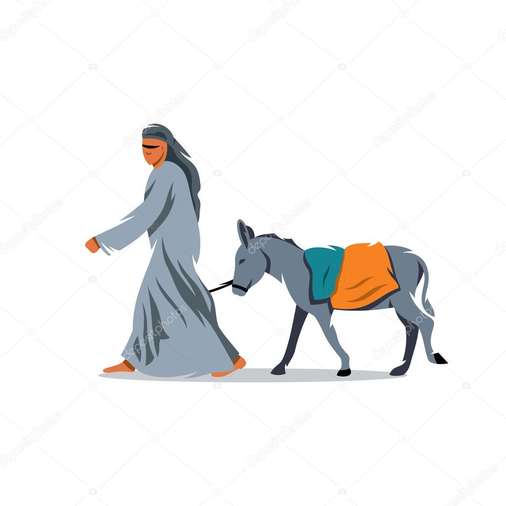 Vector Donkey Drover Cartoon Illustration. Stock Vector by ©steinar14 ...
