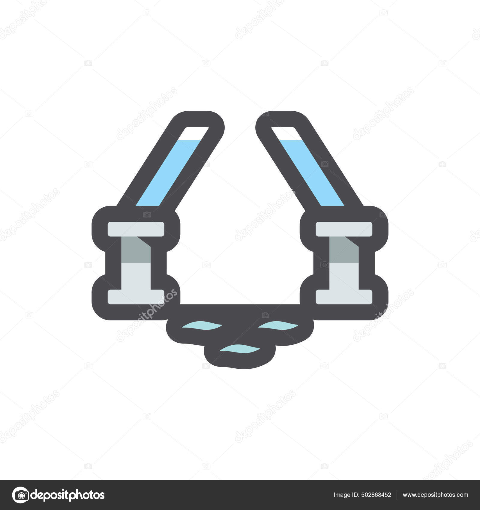 Drawbridge bridge over water Vector icon Cartoon illustration. Stock ...