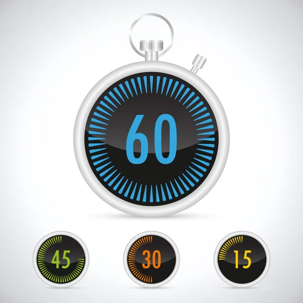 Led countdown timer Vector Art Stock Images | Depositphotos