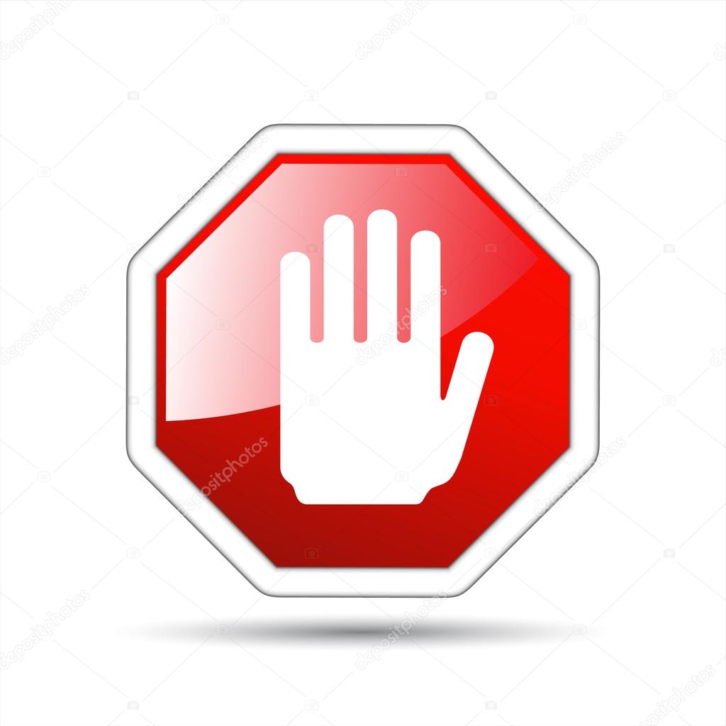 Hand sign No entry Stock Vector by ©steinar14 62907185