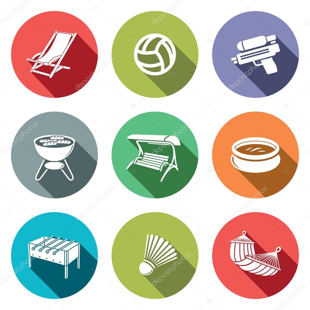 Recreation, leisure icons set Stock Vector by ©steinar14 69208463 Recreation, leisure icons set Stock Vector by ©steinar14 69208463