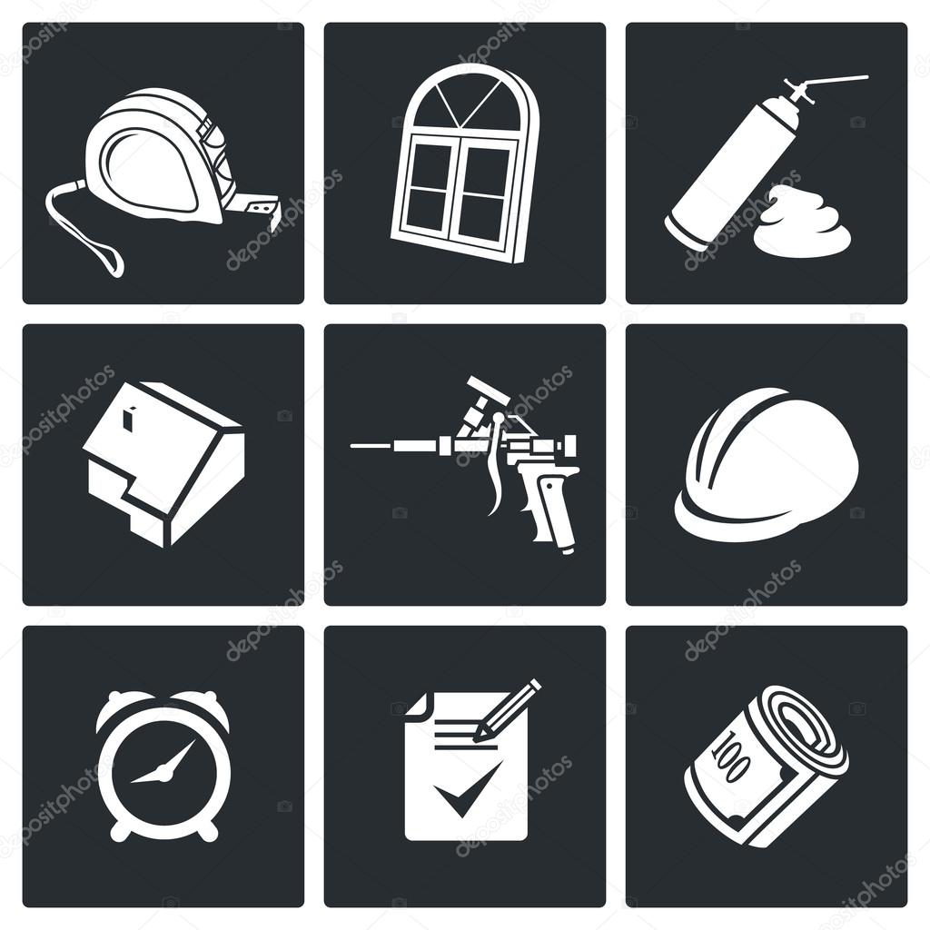 Windows Installation Icons set Stock Vector by ©steinar14 69209007