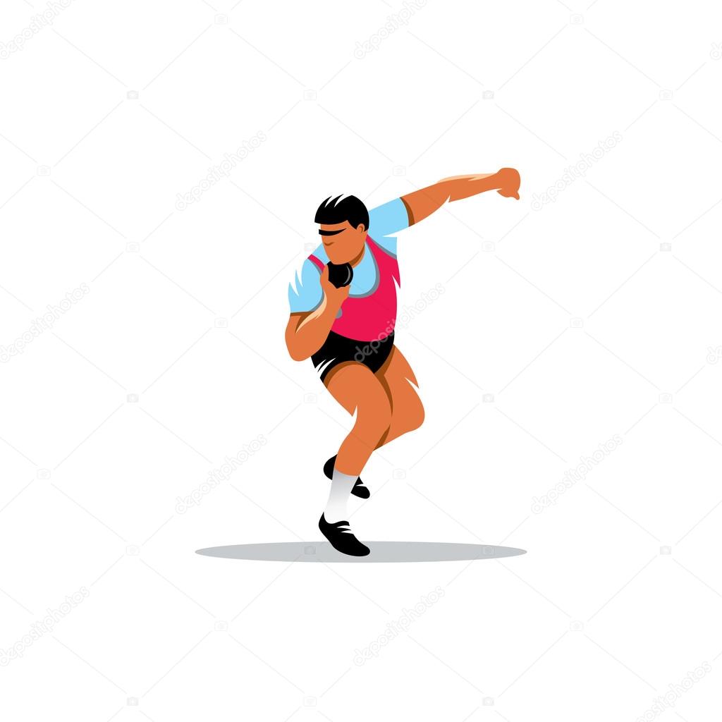 Shot Put Cartoon