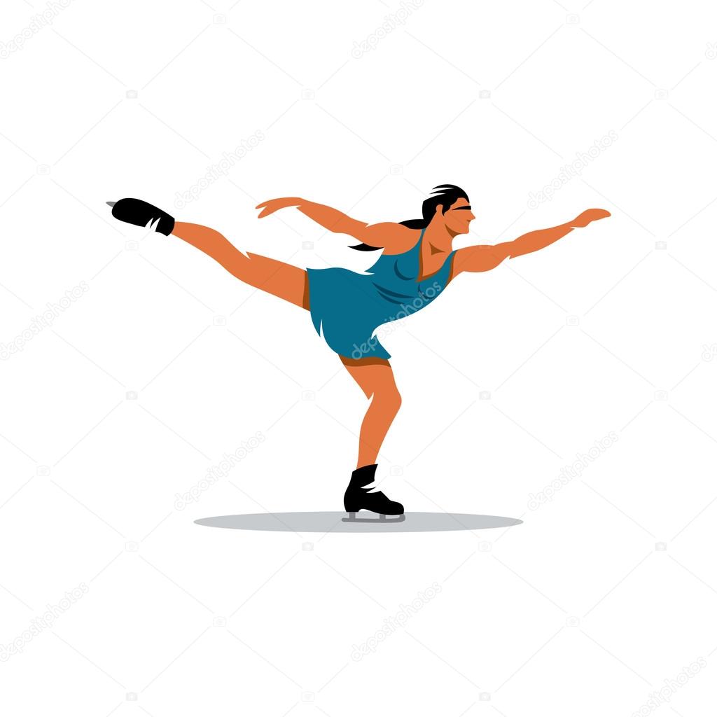 Figure skating sign Stock Vector Image by ©steinar14 #69210503