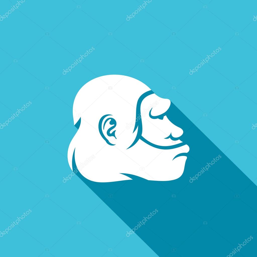 Neanderthal man head icon. Stock Vector Image by ©steinar14 #72237313