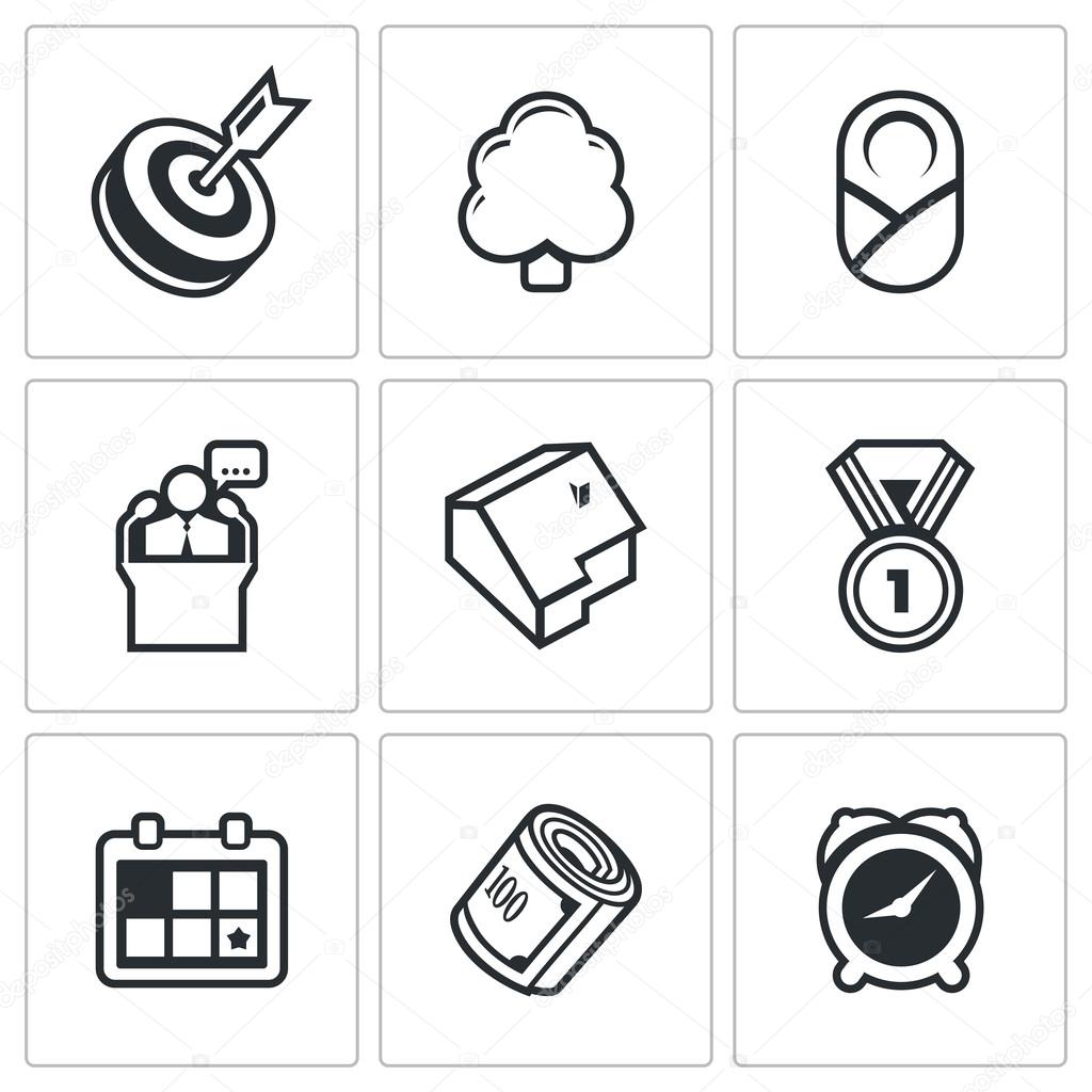 Incentives life Flat Icons Stock Vector by ©steinar14 81297960
