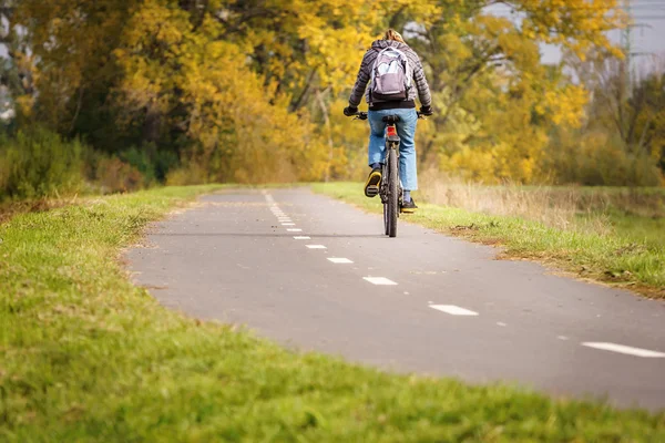 Cycling a bicycle path - Stock Image - Everypixel
