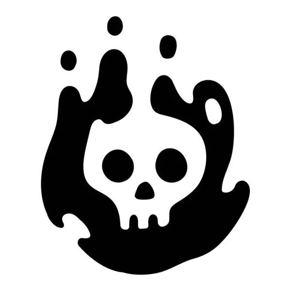 Skull And Crossbones Poison Stencil