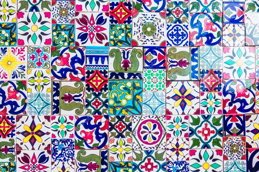 Morocco mosaic tiles textures Stock Photo by ©mrsiraphol 108121706
