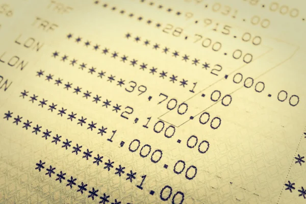 Book bank statement account Stock Photo by ©mrsiraphol 111072632