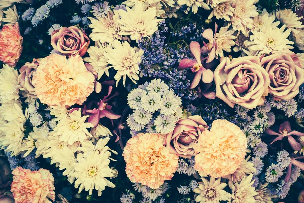 Vintage old flower backgrounds Stock Photo by ©mrsiraphol 61411685