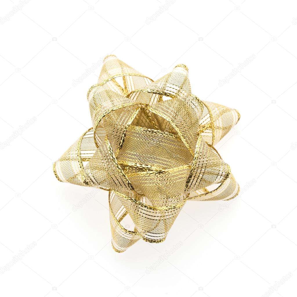 Gold party ribbon Stock Photo by ©mrsiraphol 66113761