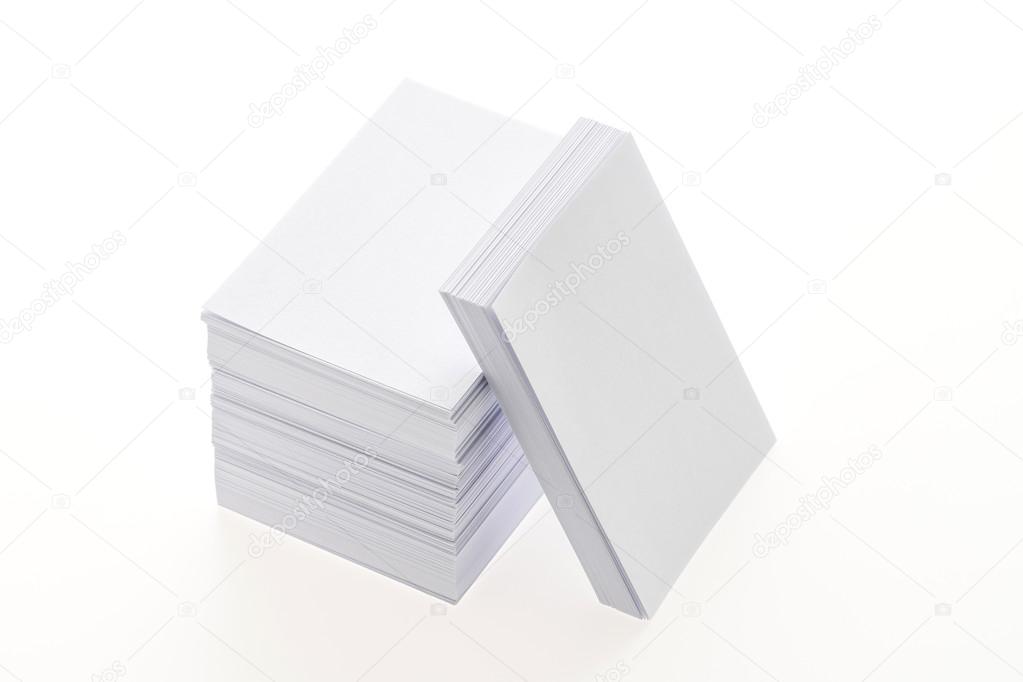 Blank white papers Stock Photo by ©mrsiraphol 76572467