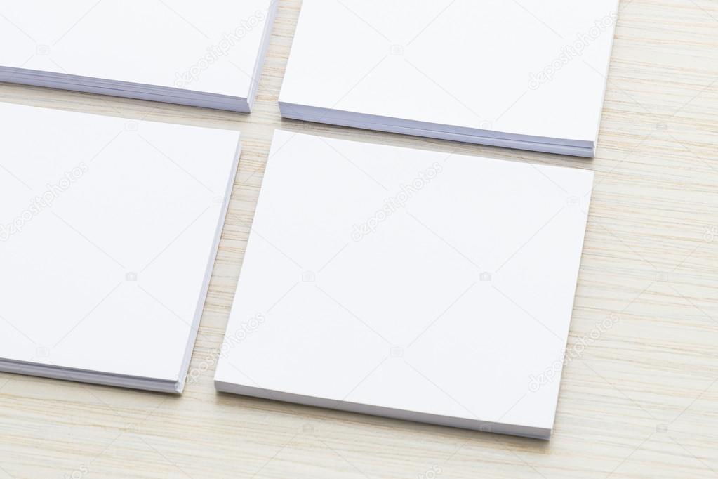 White paper mock up Stock Photo by ©mrsiraphol 77177405