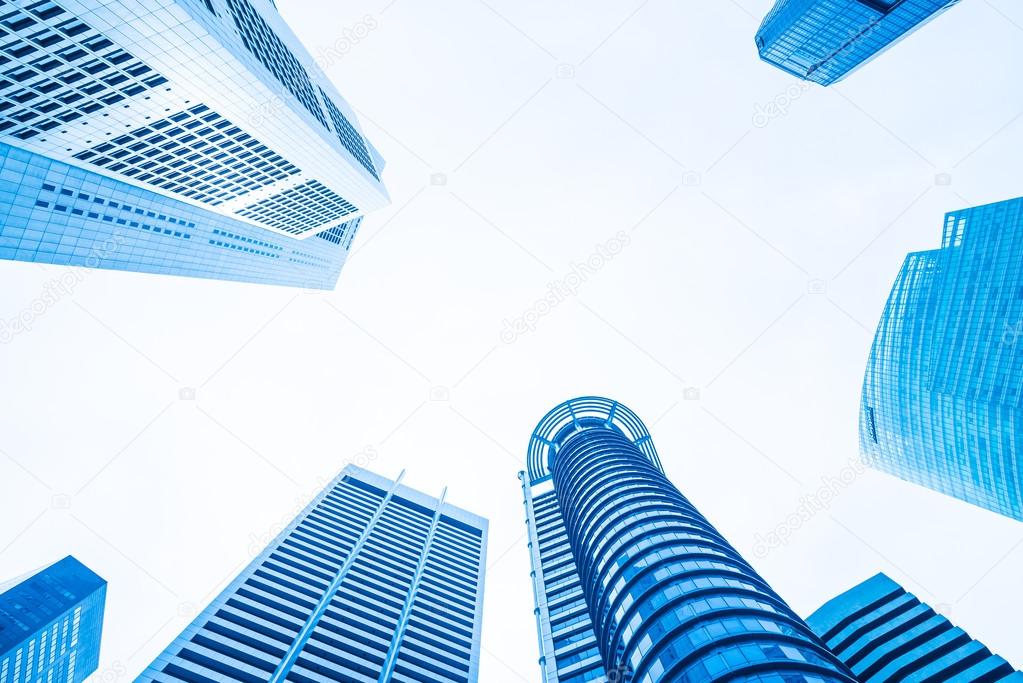 Skyscrapers office buildings — Stock Photo © mrsiraphol #81487104