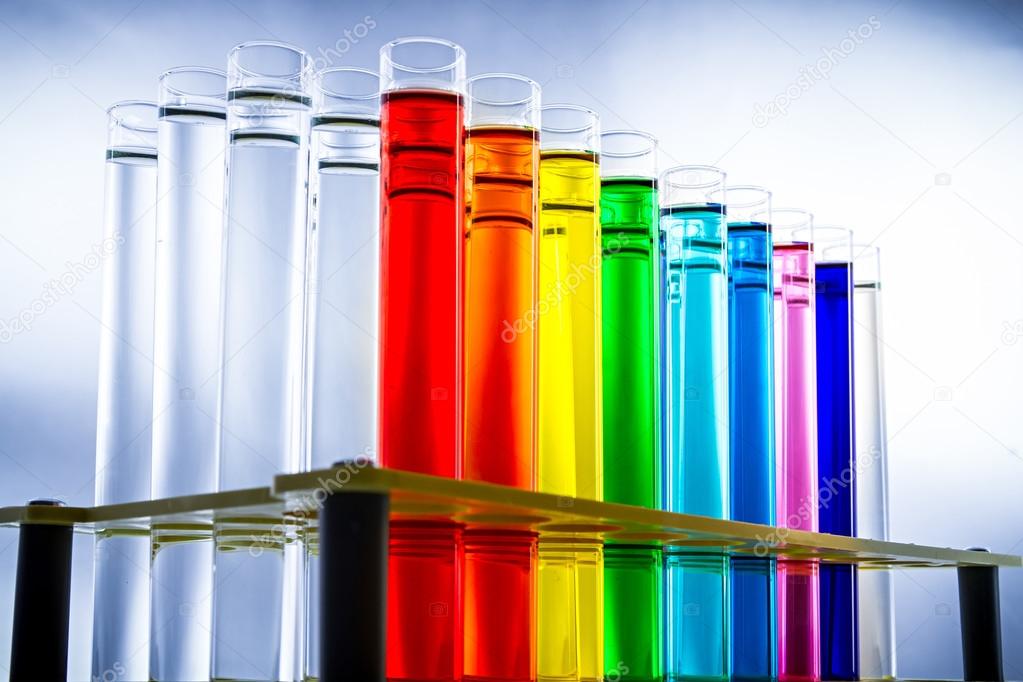 Colorful test tubes Stock Photo by ©stockfoto-graf 92643522