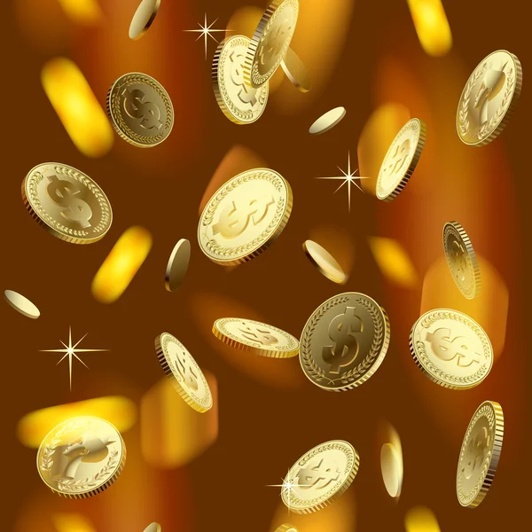 Gold money rain, Royalty-free Gold money rain Vector Images & Drawings ...
