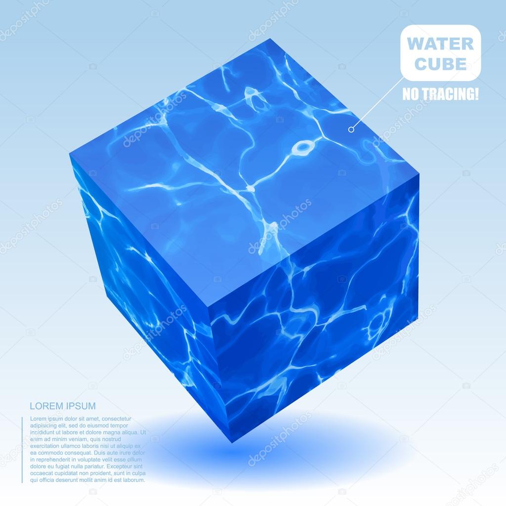 Water cube Stock Vector Image by ©maystra #86115080