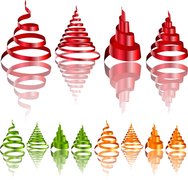 Curling Ribbon Tree Stock Vector Image by ©Kundra #16184253