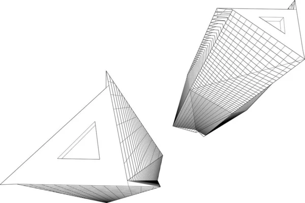 Triángulos lineales imágenes de stock de arte vectorial | Depositphotos