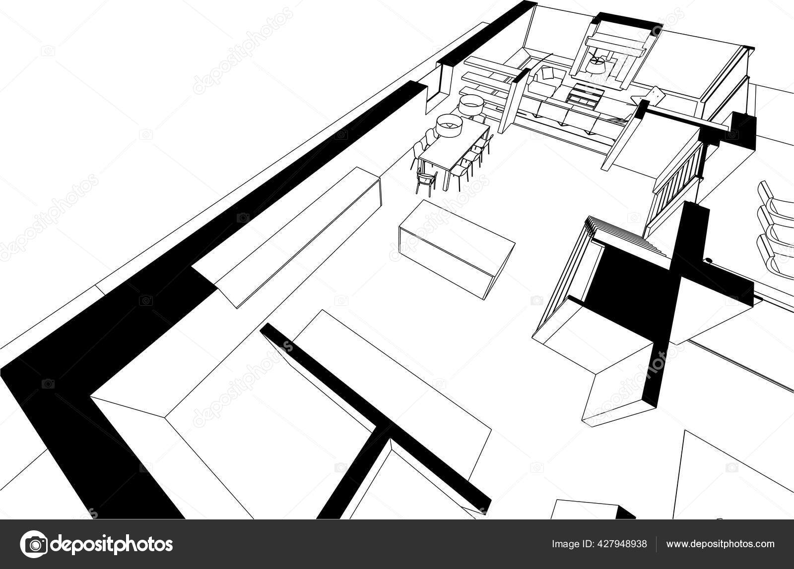 Architectural Art Concept Vector Illustration Stock Vector by ©YuriyA ...