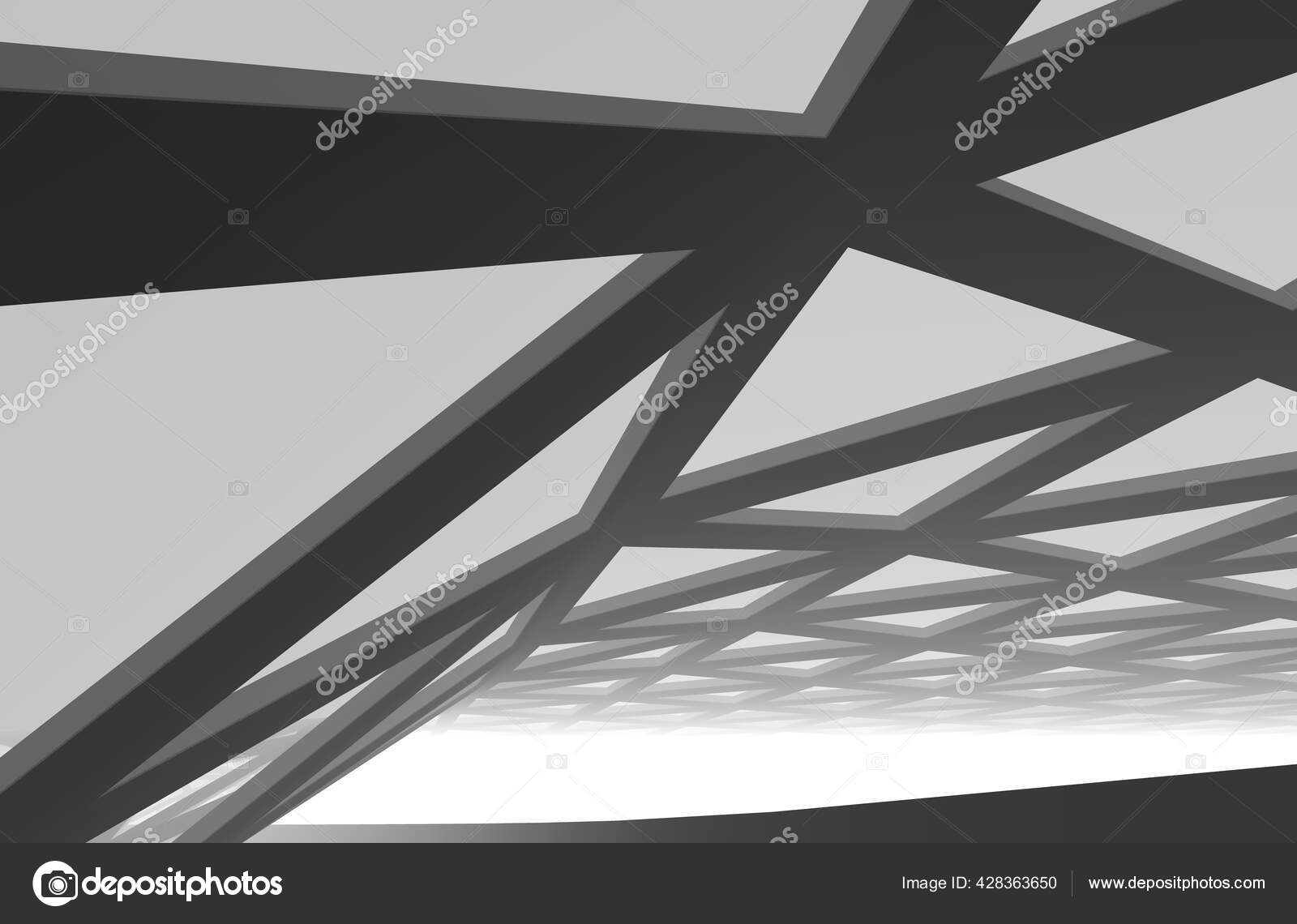 Líneas Abstractas Dibujo Concepto Arte Arquitectónico Formas ...