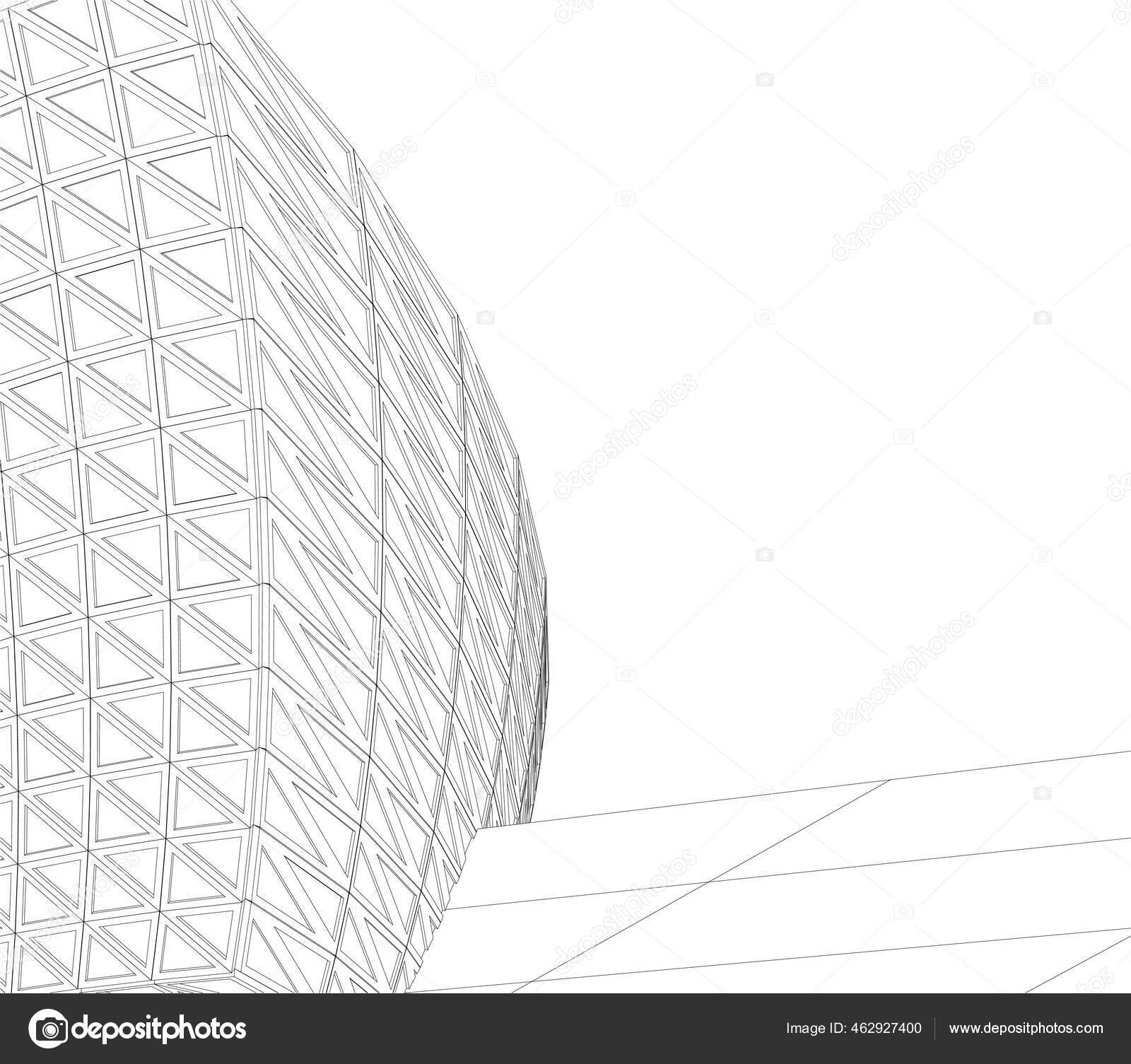 Arte Abstracto Forrado Fondo Pantalla Digital Vector de stock ...