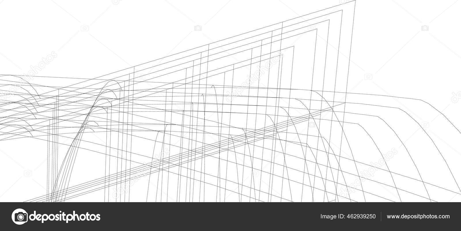 Arte Abstracto Forrado Fondo Pantalla Digital Vector de stock ...