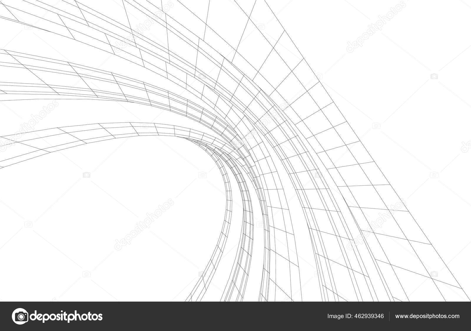 Arte Abstracto Forrado Fondo Pantalla Digital Vector de stock ...