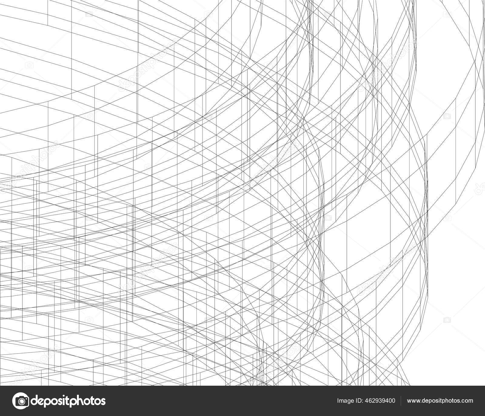 Arte Abstracto Forrado Fondo Pantalla Digital Vector de stock ...